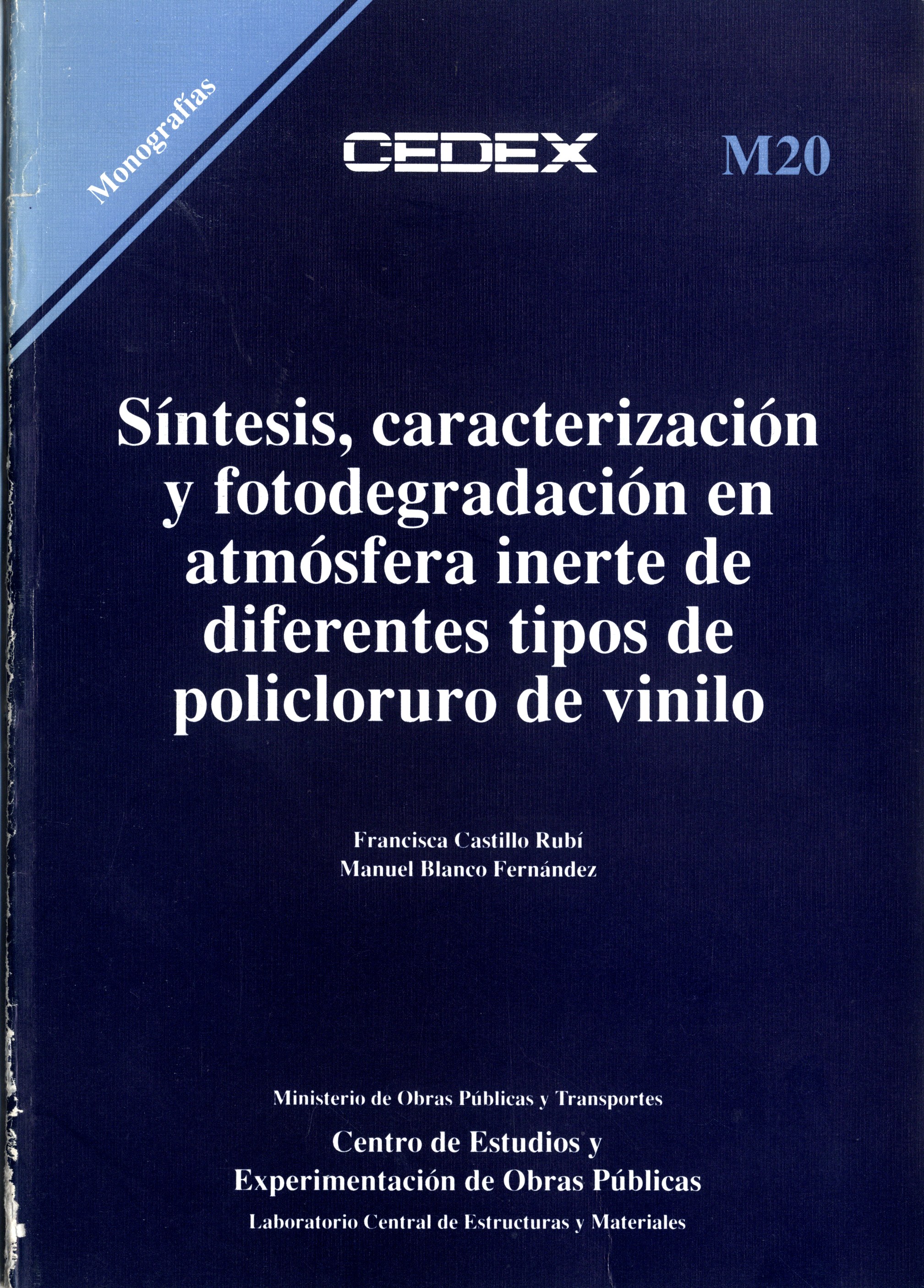 Síntesis, caracterización y fotodegradación en atmósfera inerte de ...