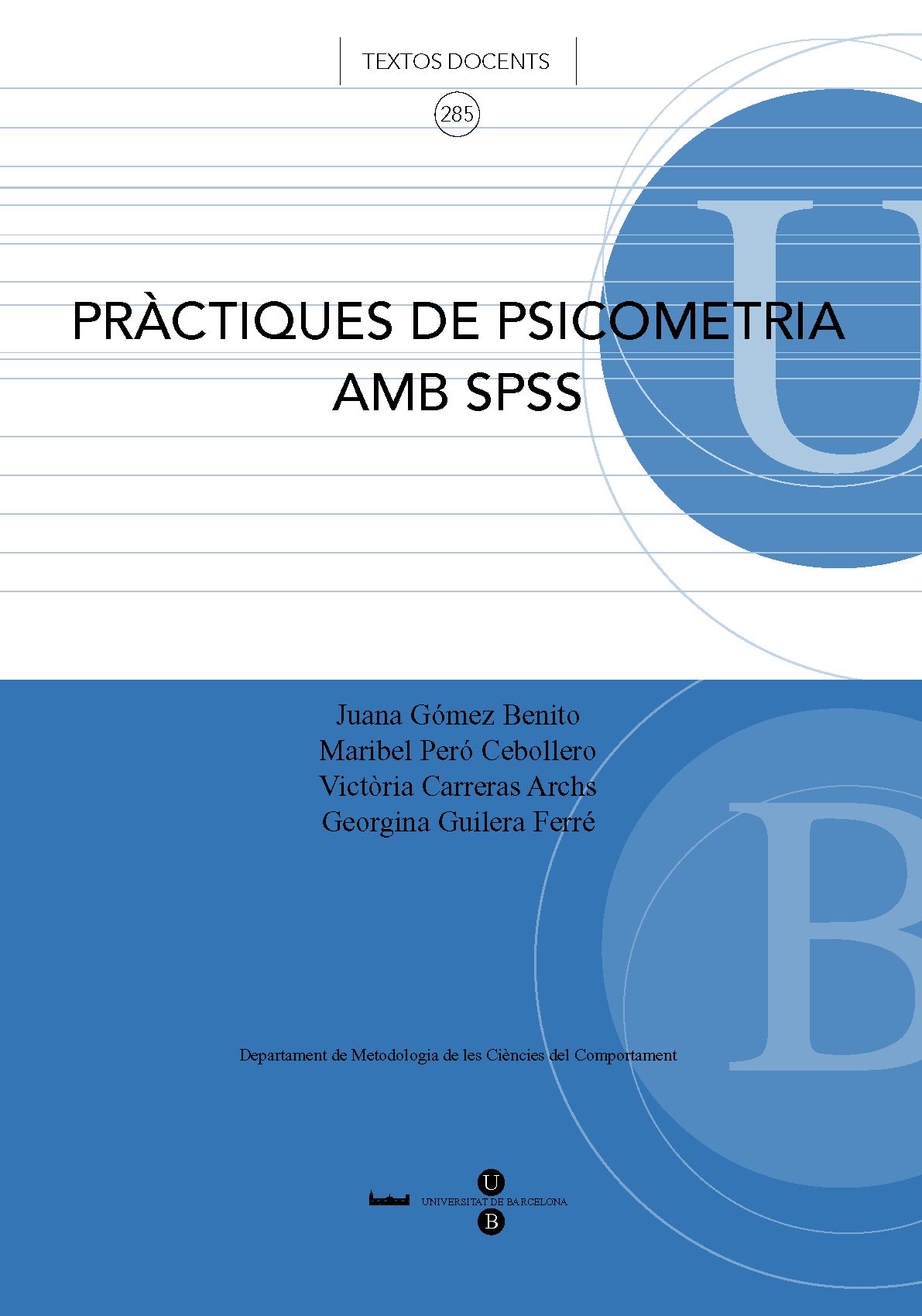 Psicometria: anàlisi de dades amb SPSS