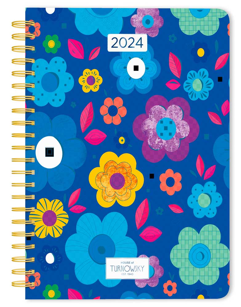 Agenda: Turnowsky House Of 2024 Desk Planner Color Code Foil - BROWNTROUT