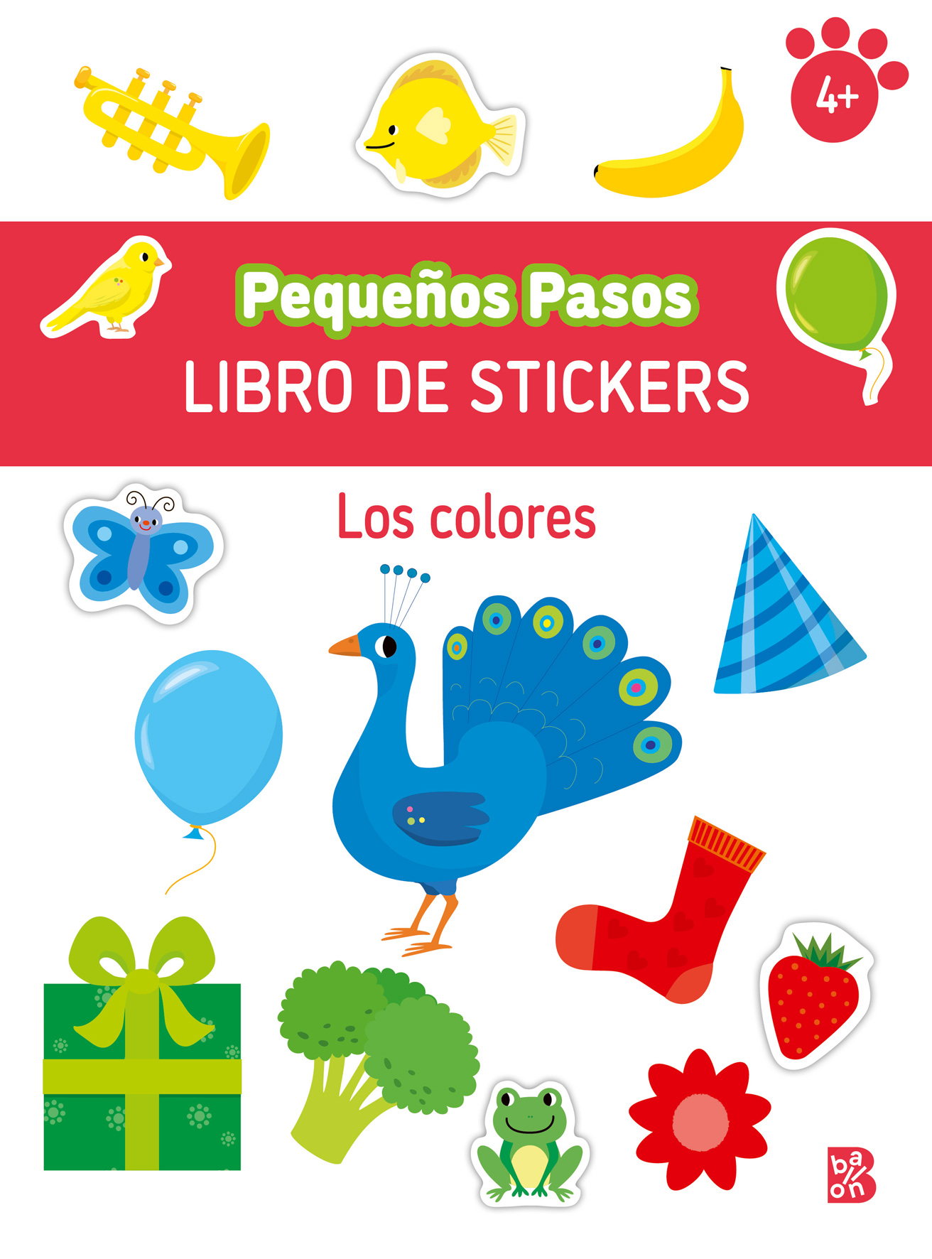 PEQUEÑOS PASOS LIBRO DE STICKERS-PRIMERAS PALABRAS