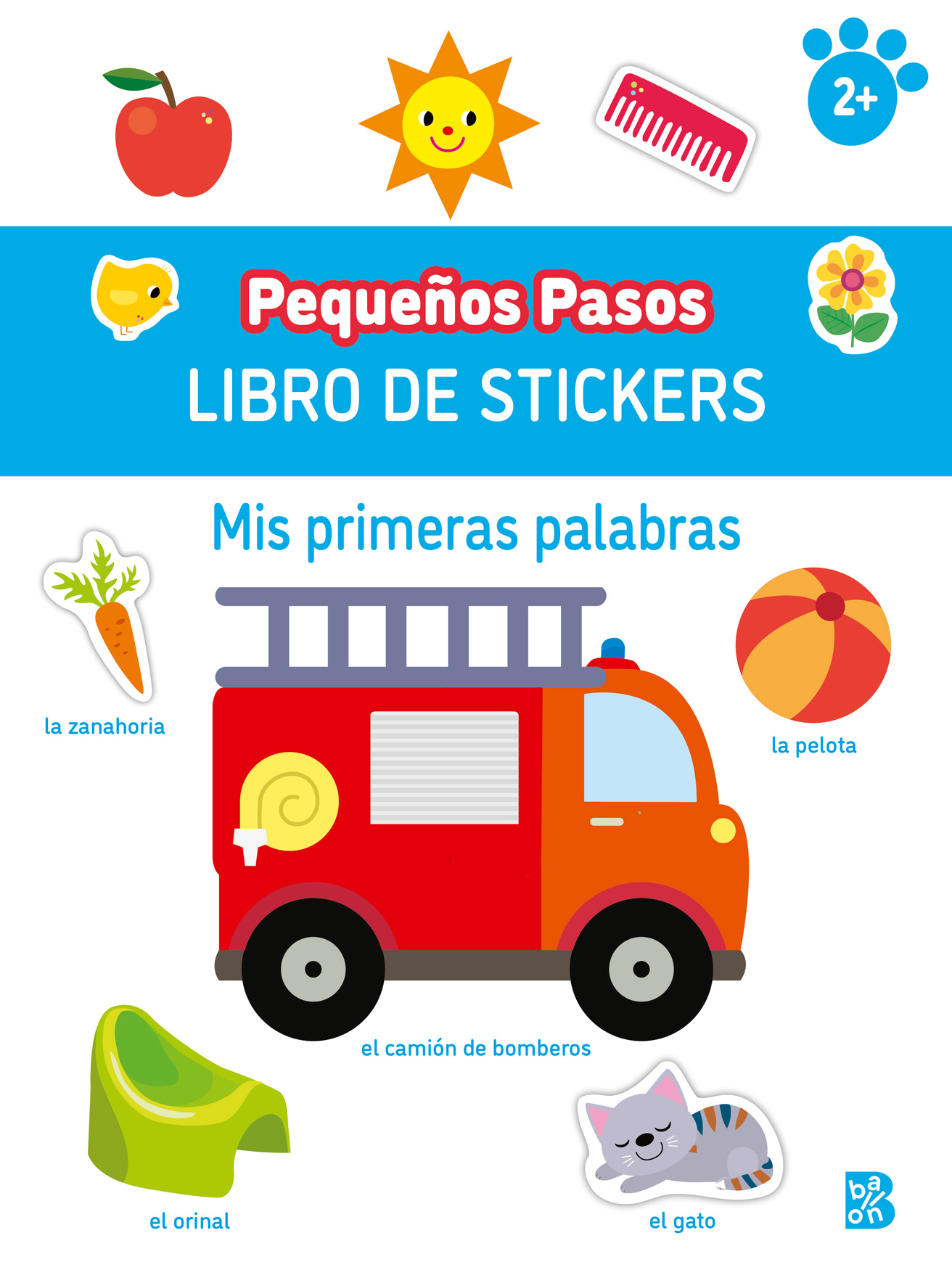 PEQUEÑOS PASOS LIBRO DE STICKERS-APRENDO A CONTAR