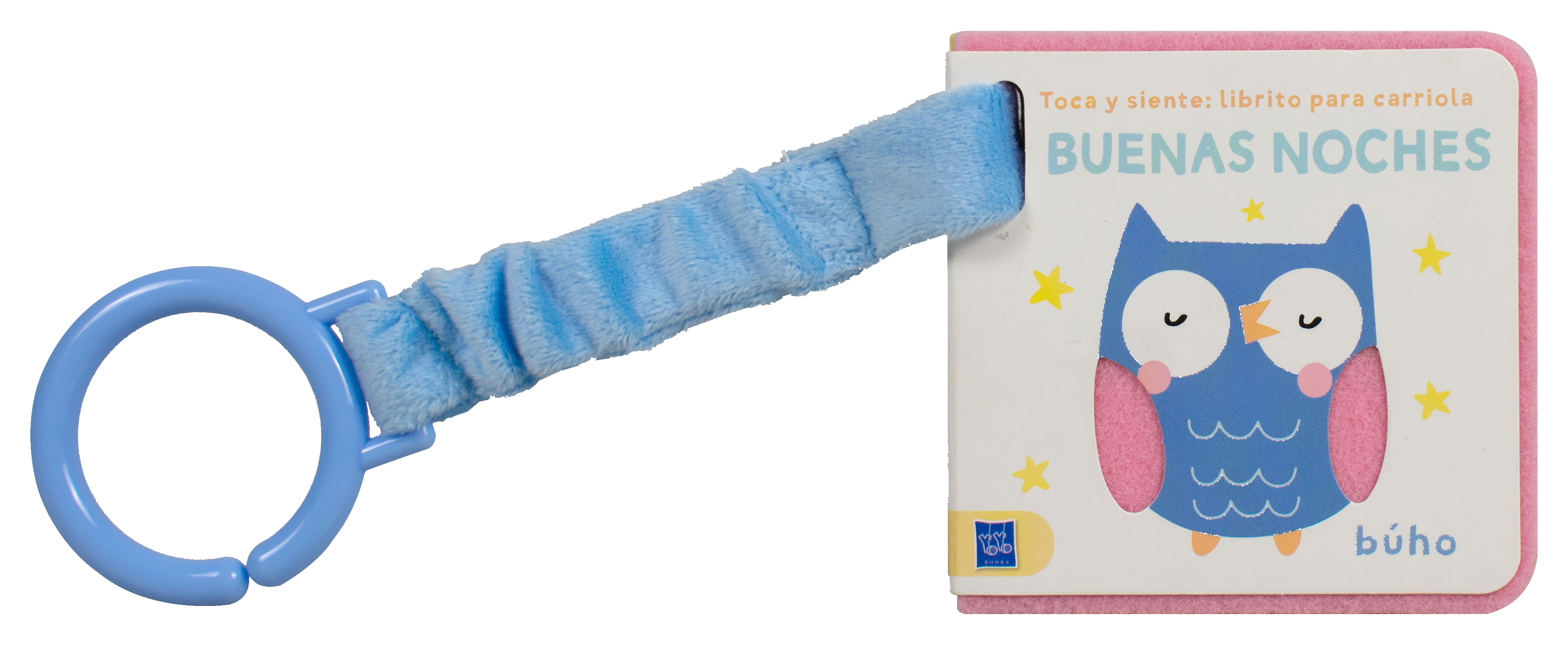 Libro para bebés: Toca y siente: Librito para carriola buenas noches