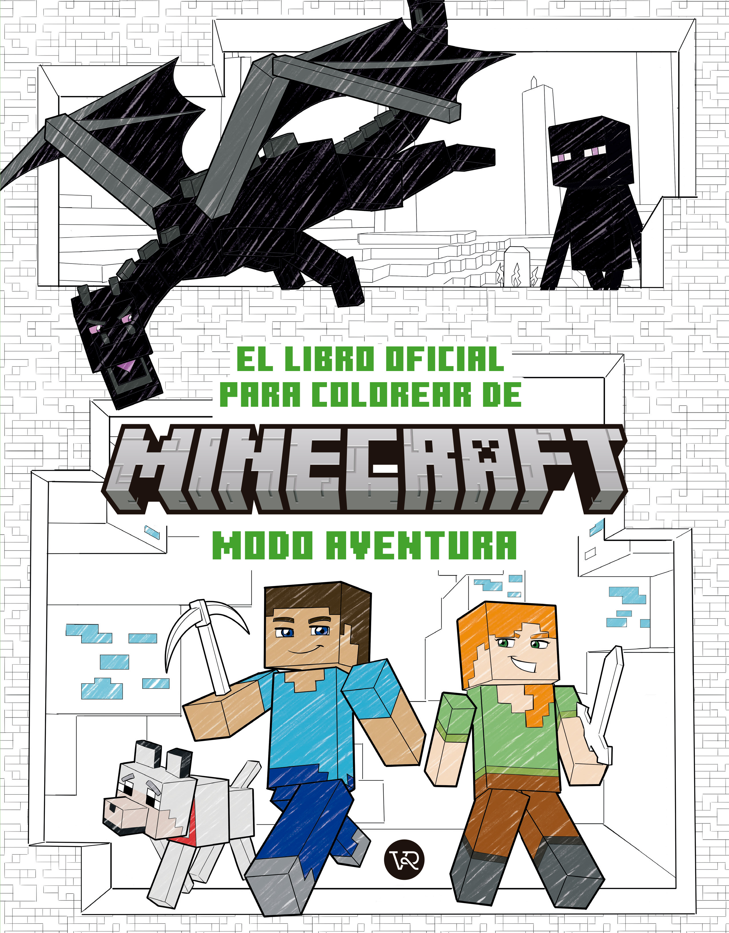 El libro oficial para colorear de Minecraft: Modo aventura