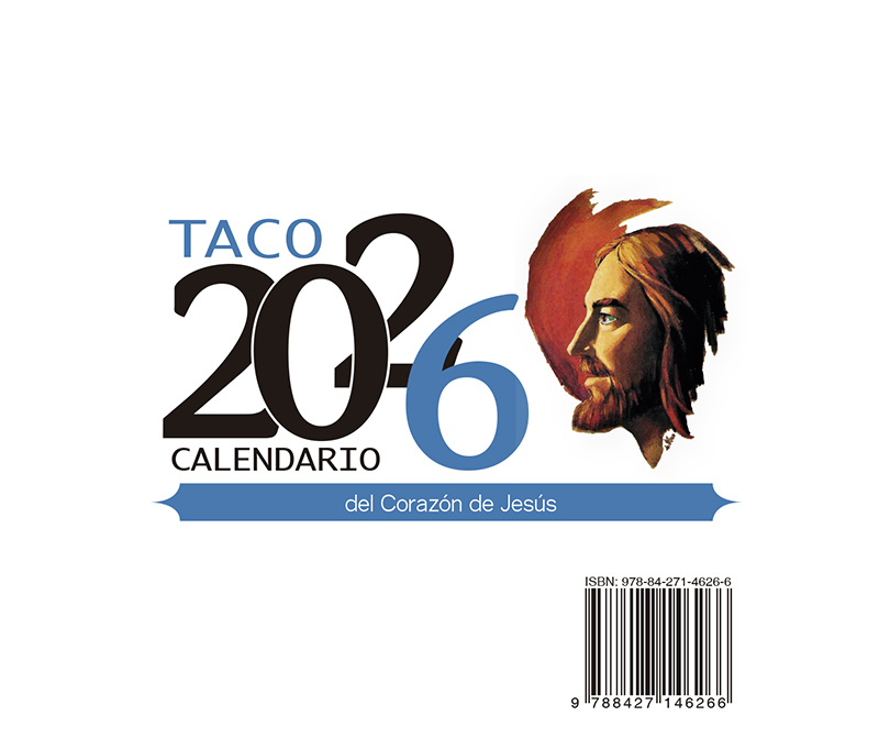 Taco Calendario del Corazón de Jesús - Gigante - 2026