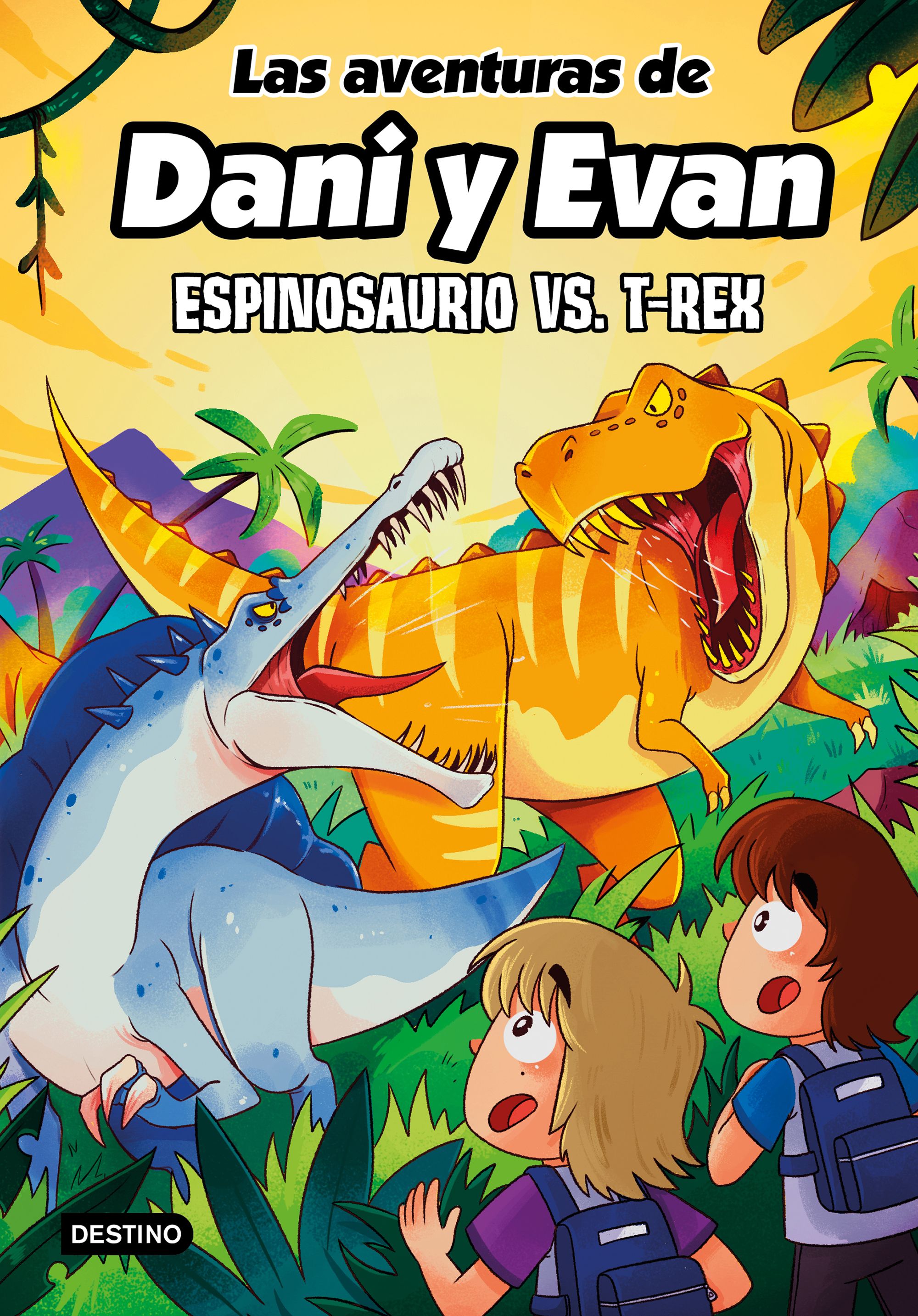 Las aventuras de Dani y Evan 10. Espinosaurio vs. T-Rex